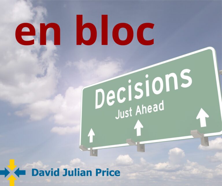 En Bloc - What Does It Mean? | David Julian Price - Presentation Skills ...